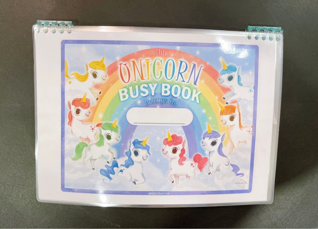 Unicorn Busybook, Hobbies & Toys, Books & Magazines, Children's Books ...