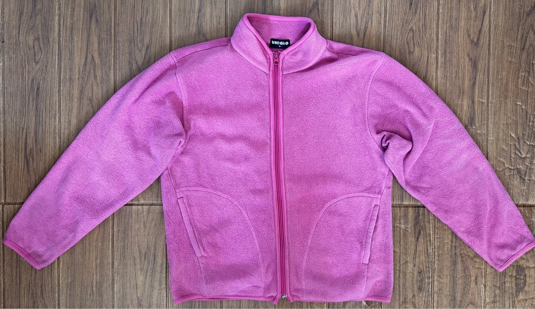 Uniqlo fleece pink jacket, Women's Fashion, Coats, Jackets and ...