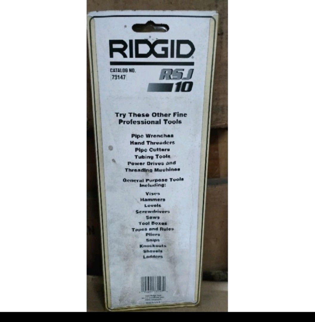 USA Ridgid Professional Self Adjusting Pliers 10“ RSJ-10 (73147) 1-3/4“ Capacity, Commercial ...