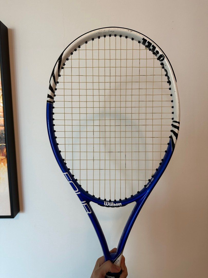 Used Wilson Four GLX, Sports Equipment, Sports & Games, Racket & Ball ...
