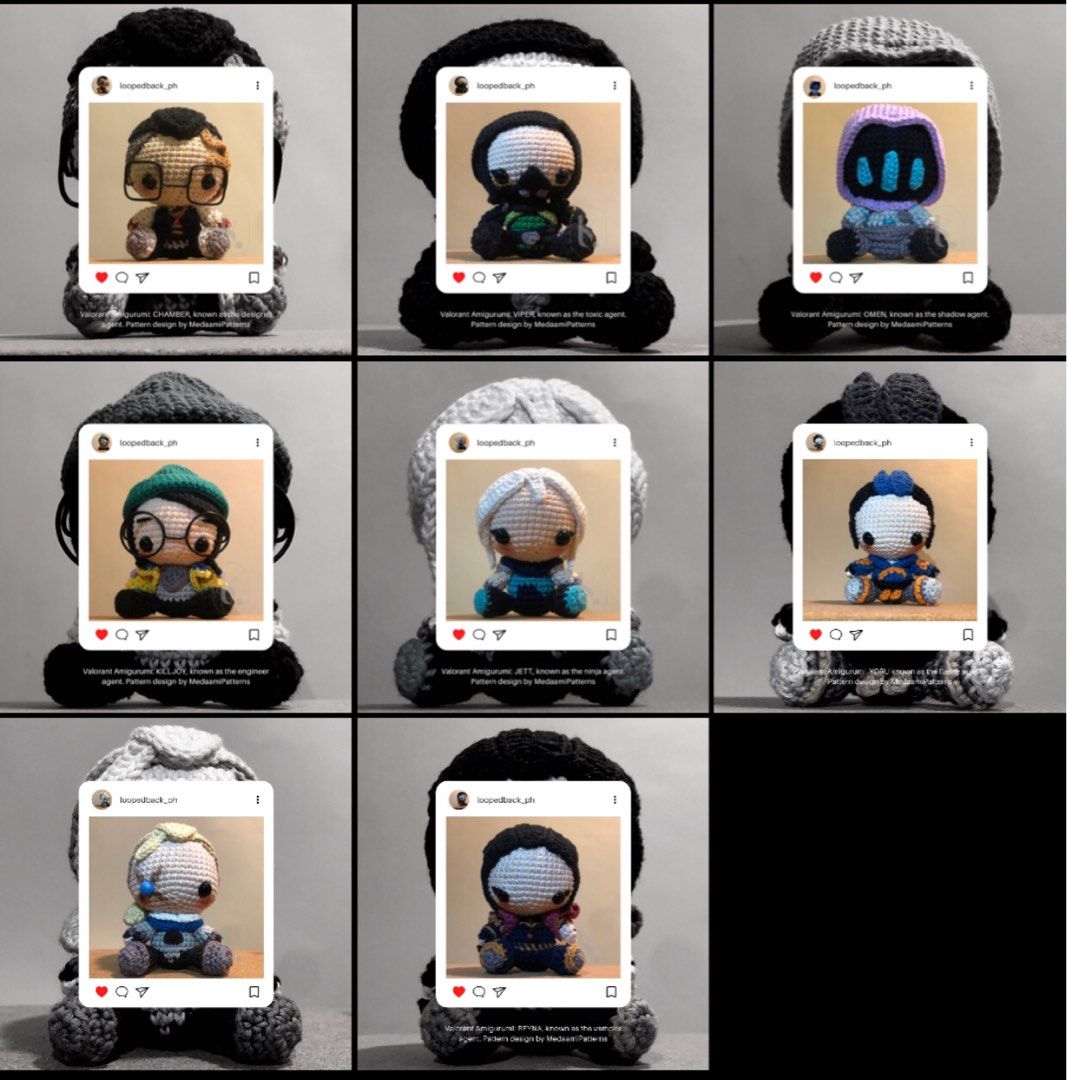 VALORANT Amigurumi (Crochet) Doll / Stuffed Toys, Hobbies & Toys, Toys ...