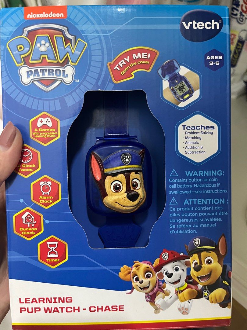 Vetch paw patrol learning watch, Hobbies & Toys, Toys & Games on Carousell