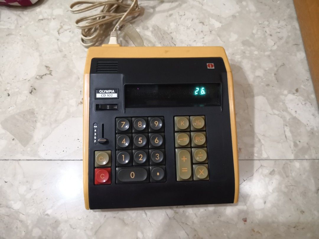 Vintage calculator, Hobbies & Toys, Memorabilia & Collectibles, Vintage ...