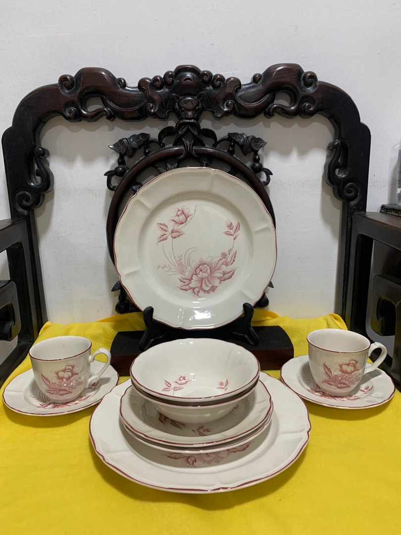 Vintage Dinner Set Of 2, Hobbies & Toys, Collectibles & Memorabilia ...