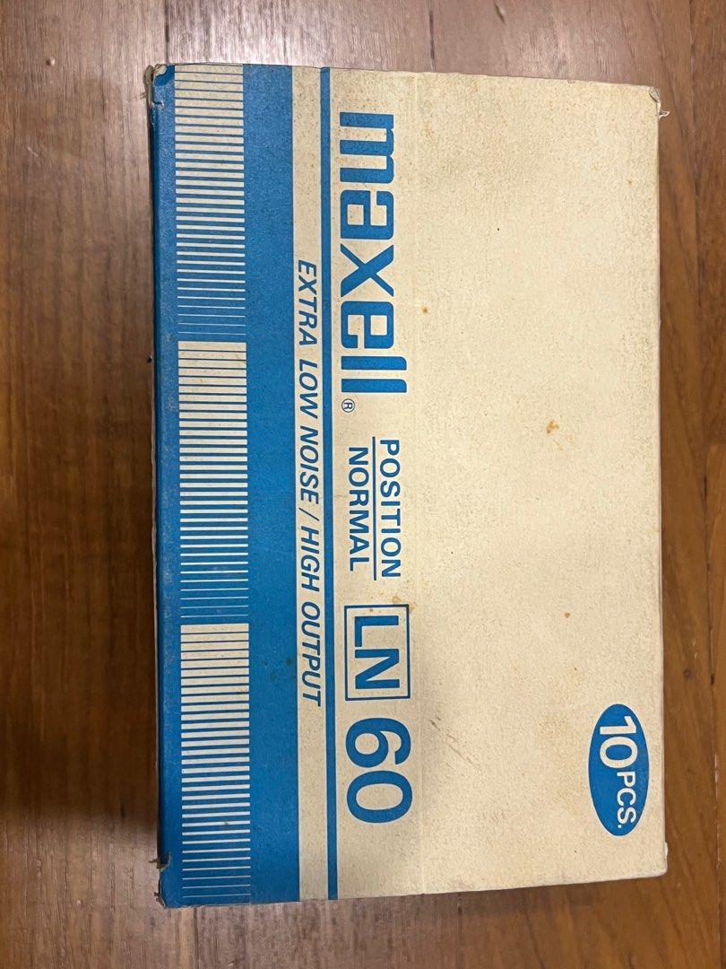 Vintage Maxell LN60 Cassette Tapes 9 pieces, Audio, Other Audio ...