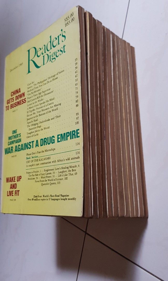 Vintage Reader's Digest Complete Collection of Year 1985, Hobbies ...