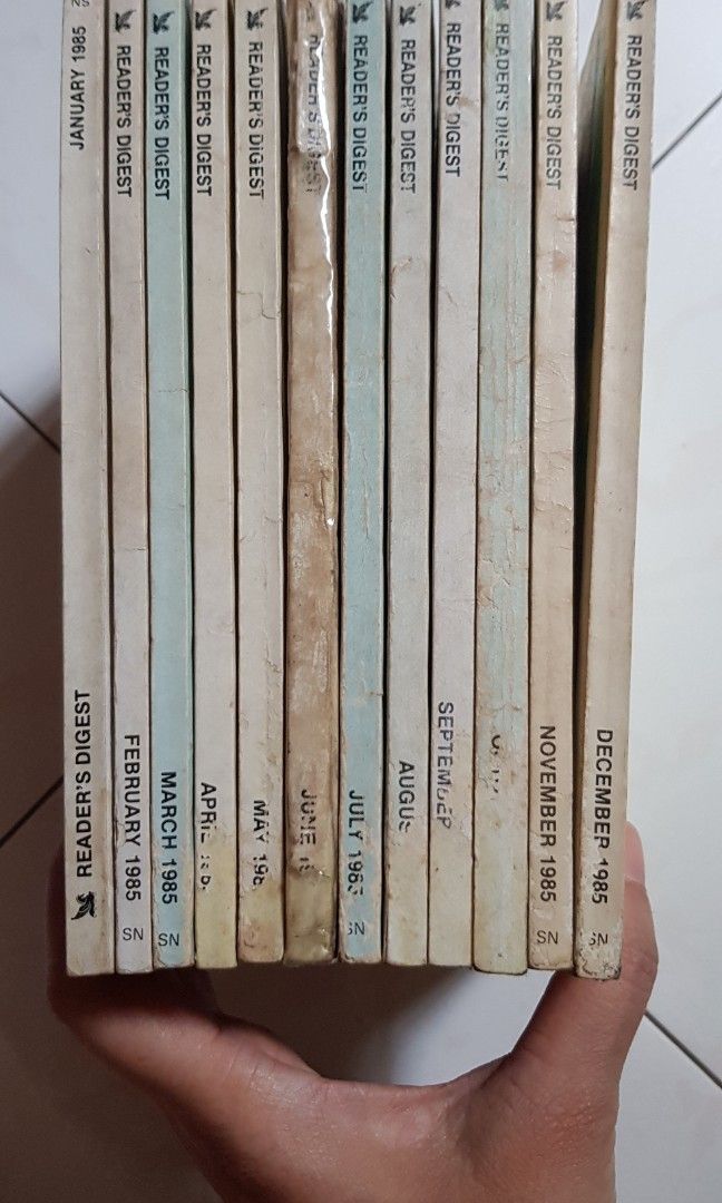 Vintage Reader's Digest Complete Collection of Year 1985, Hobbies ...
