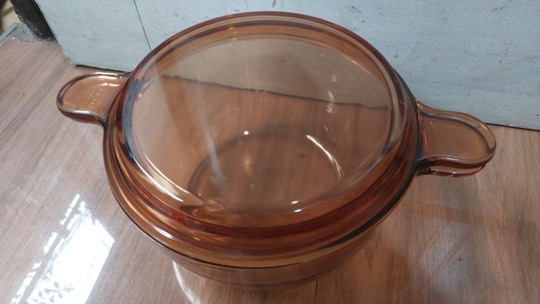 Vintage Vision Corning france 2.5L amber, Furniture & Home Living ...