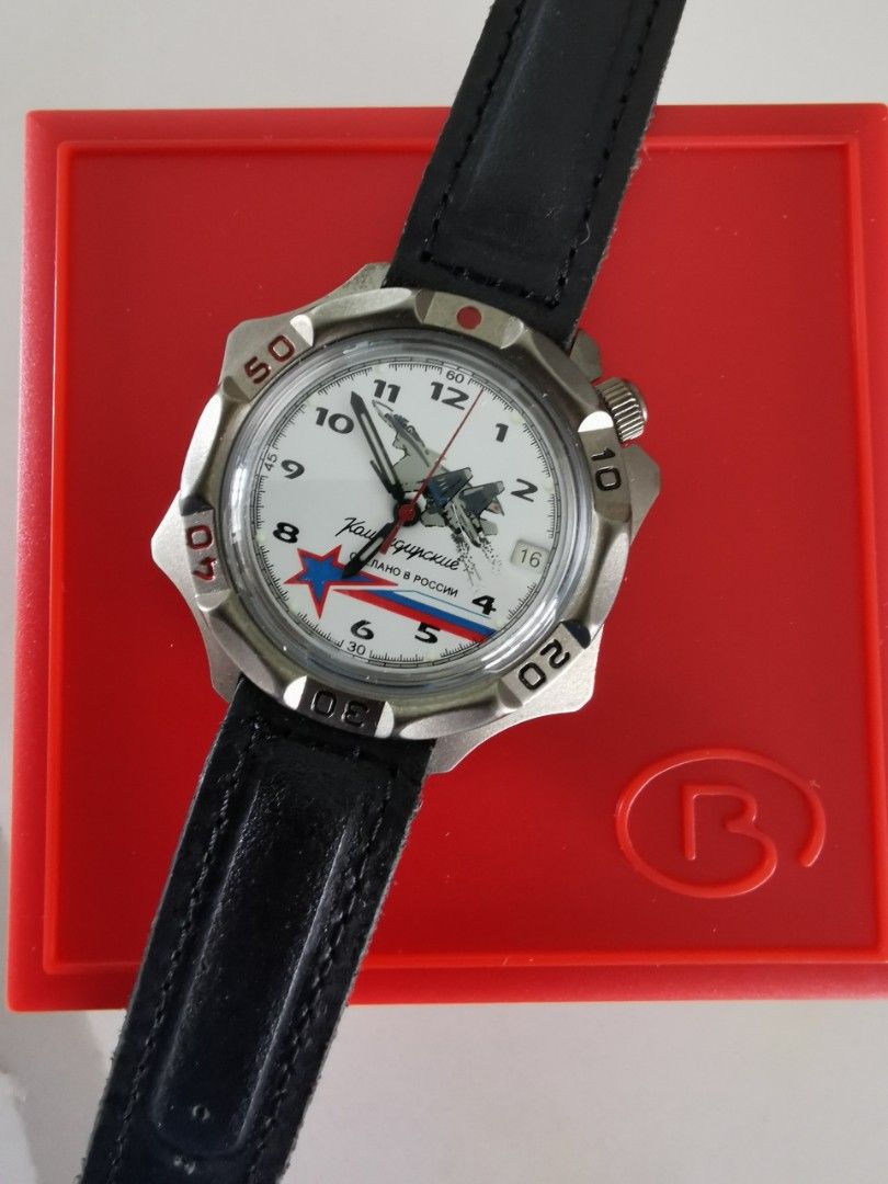Vostok Komandirskie Fighter Jet Mechanical Watch, Men's Fashion ...