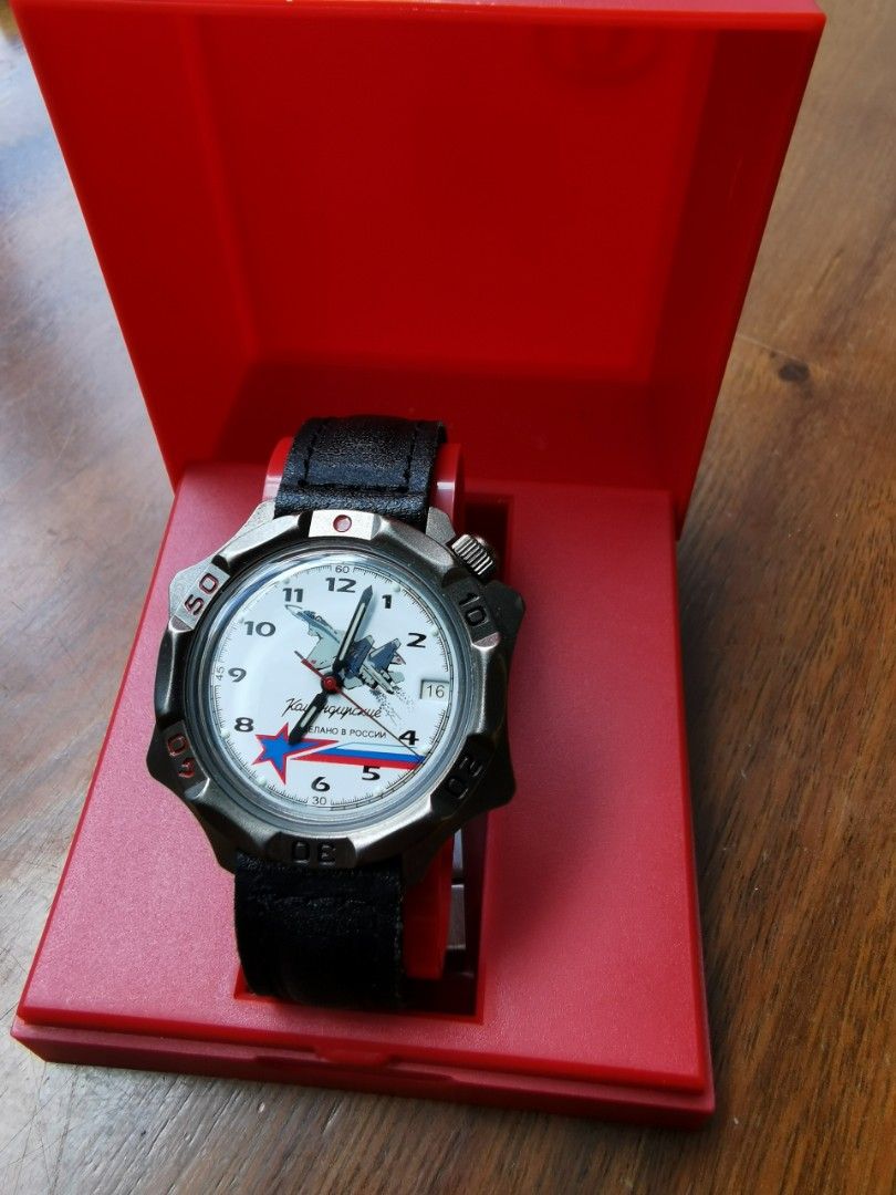 Vostok Komandirskie Fighter Jet Mechanical Watch, Men's Fashion ...