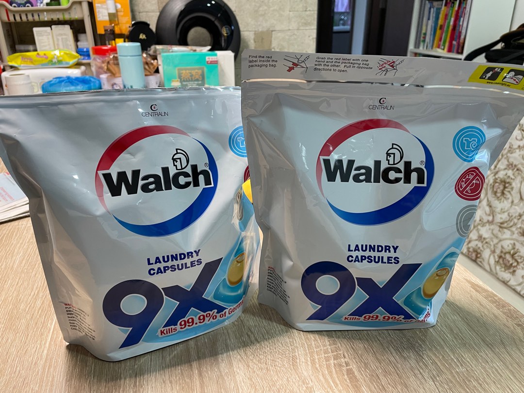 Walch Laundry capsules Expiry May 2027, Furniture & Home Living ...