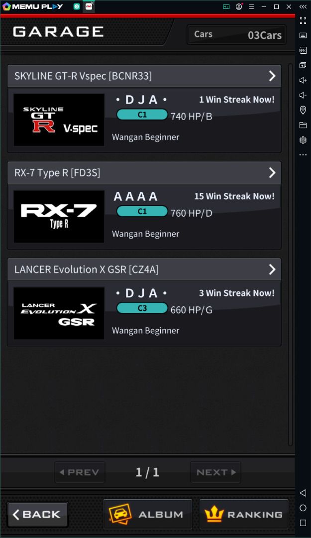 WMMT Wangan RX7 1st Grade Pro, Video Gaming, Gaming Accessories, Game ...