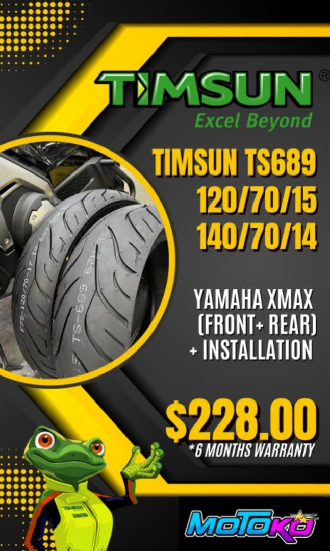 XMAX Timsun TS689 Touring Sport Tyre, Motorcycles, Motorcycle Accessories on Carousell