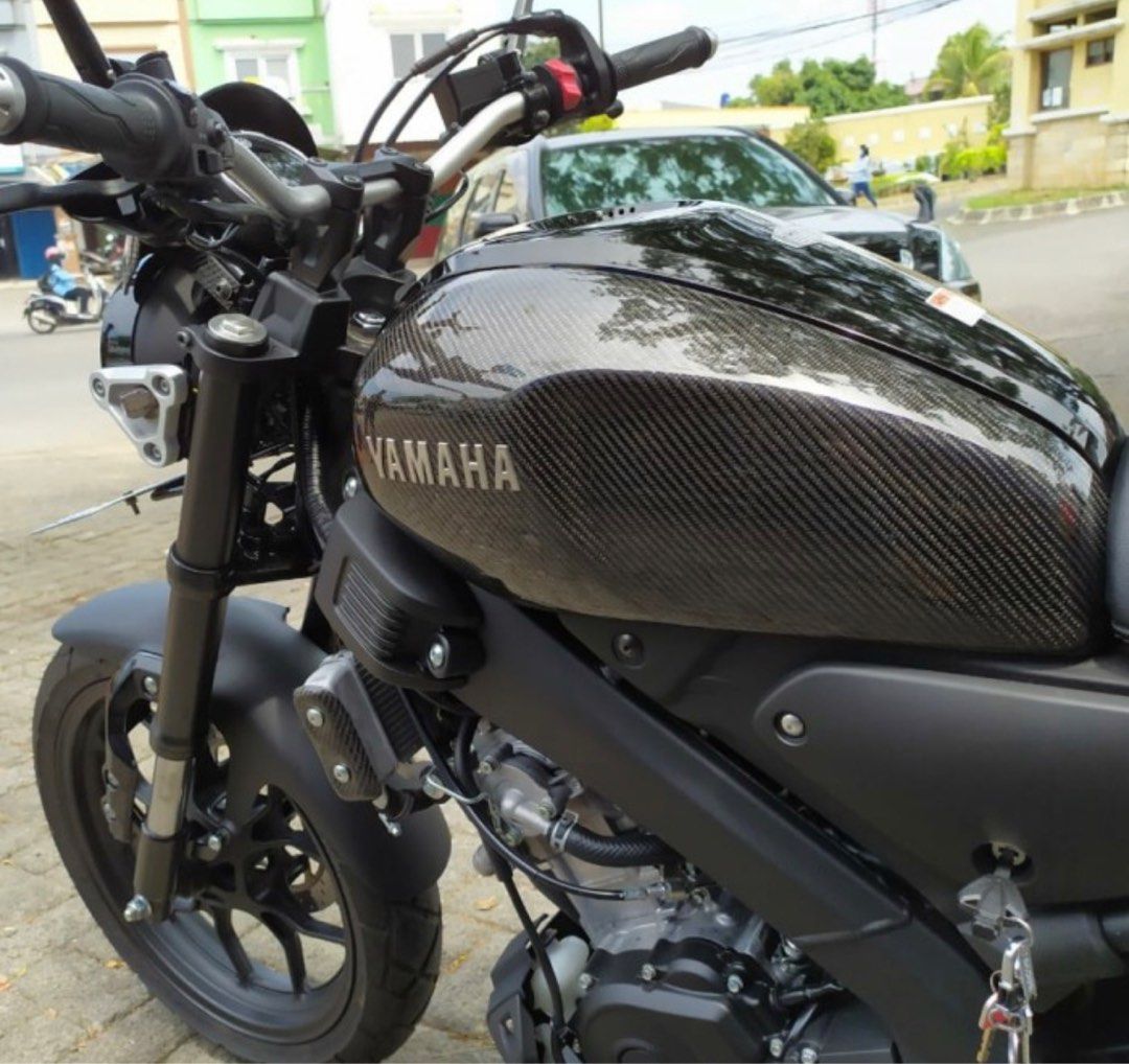 Xsr tank cover carbon Kevlar, Motorcycles, Motorcycle Accessories on ...