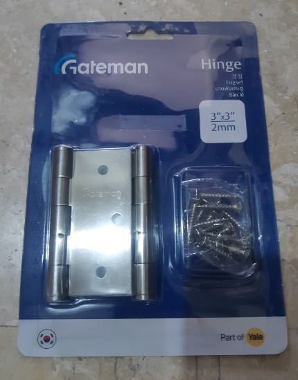 Yale Gateman Stainless Loose Pin Door Hinges 3x3" 3.5x3.5" 4x4" with ...