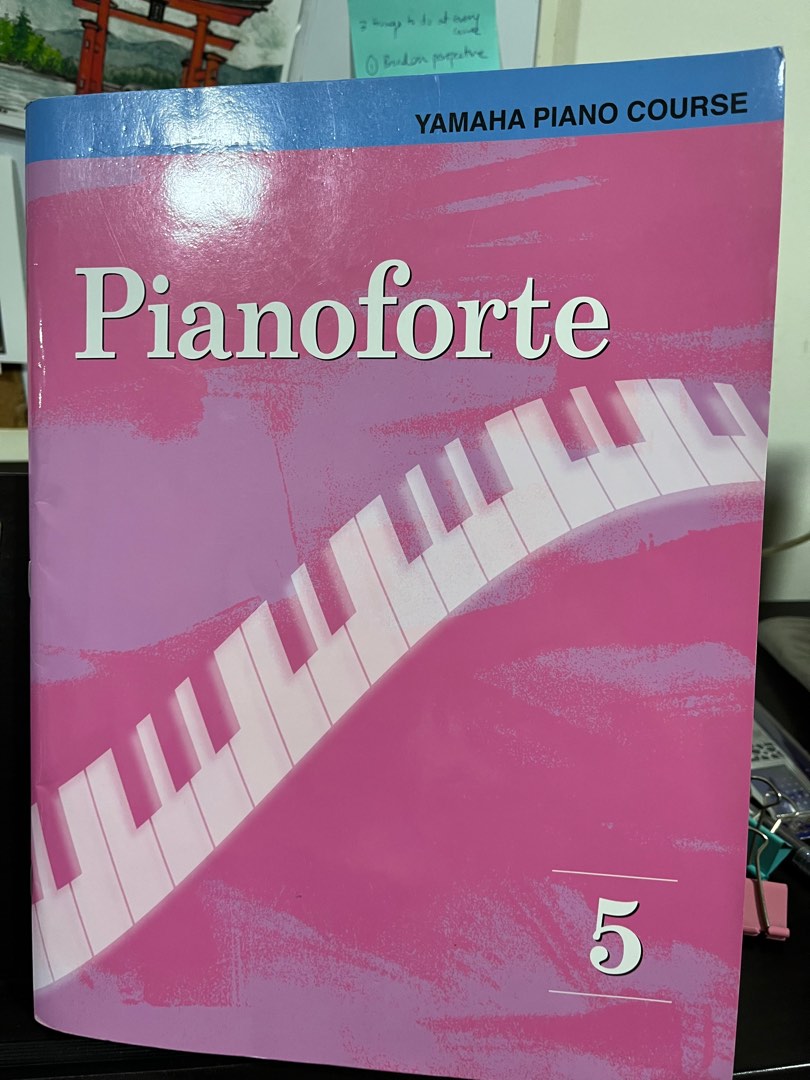 Yamaha pianoforte book 5 (pink), Hobbies & Toys, Books & Magazines ...