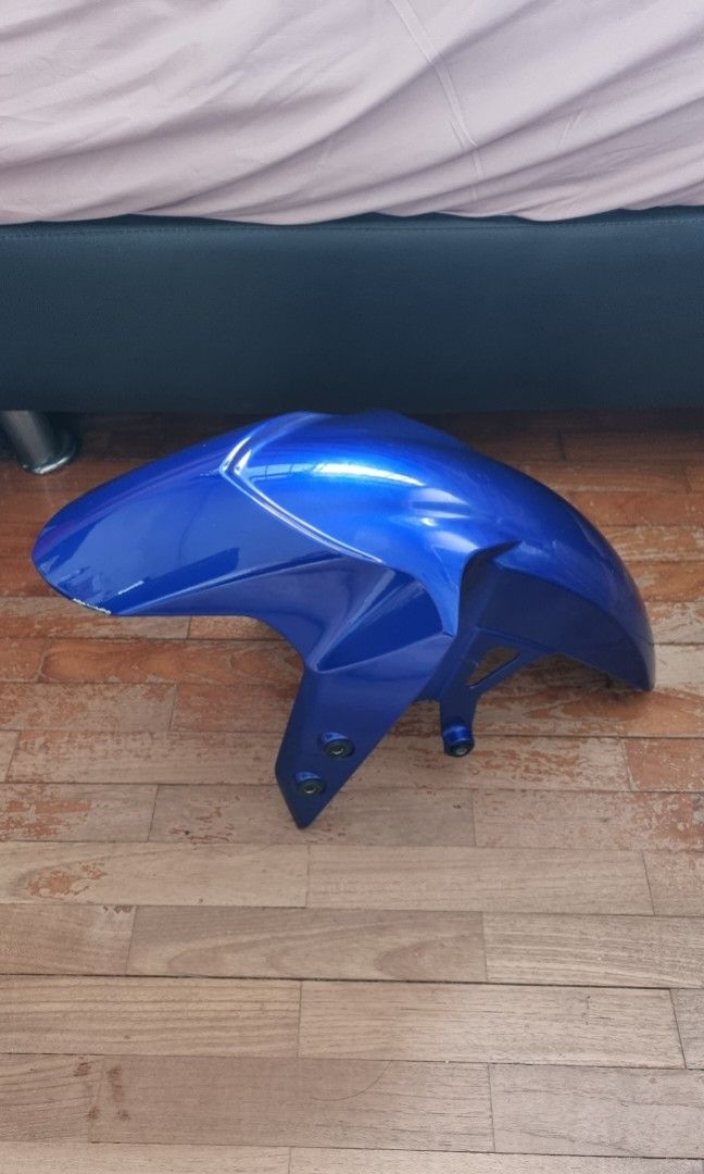 Yamaha R 15 R15 V3 front fender front mudguard mud guard blue ...