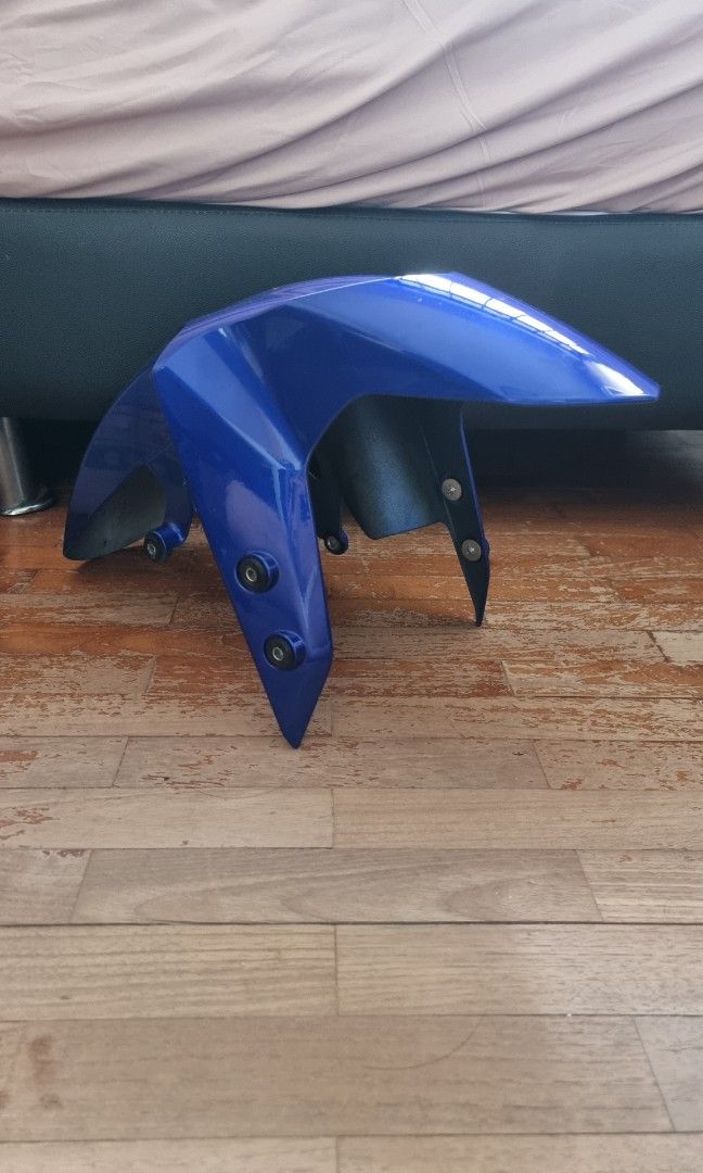 Yamaha R 15 R15 V3 front fender front mudguard mud guard blue ...