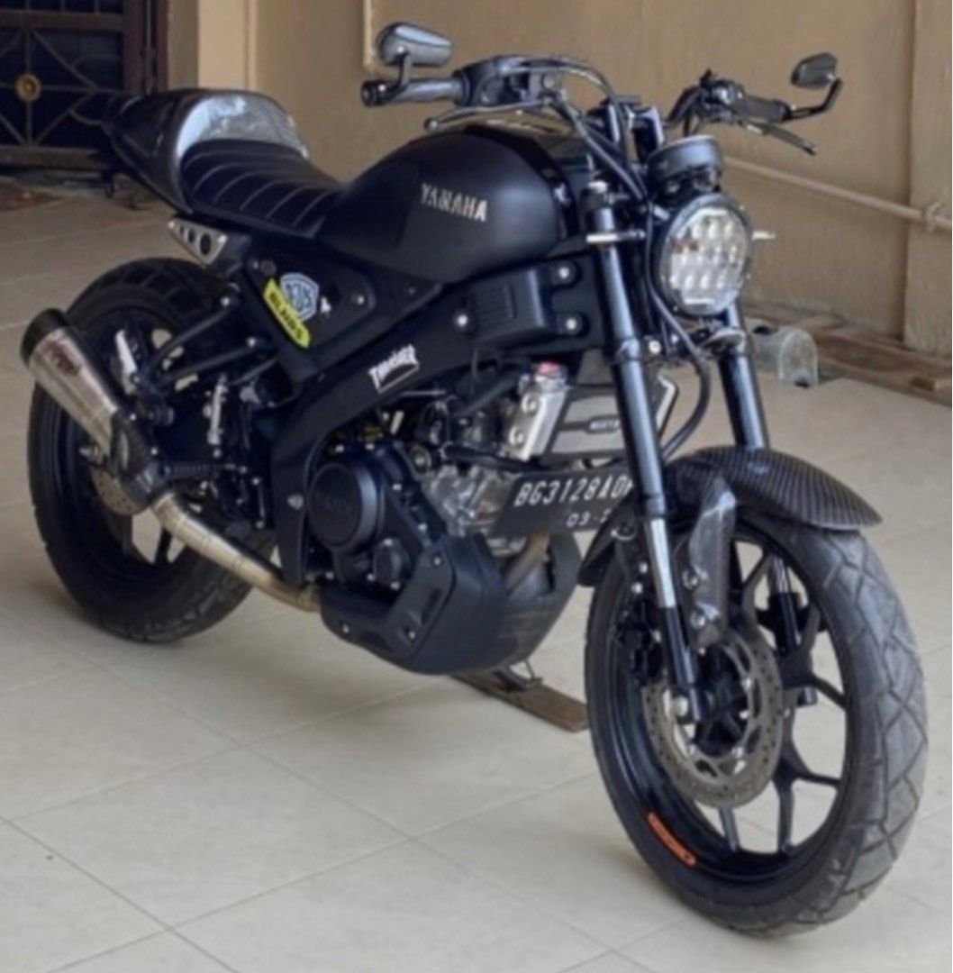 XSR 155 front mudguard carbon Kevlar, Motorcycles, Motorcycle ...