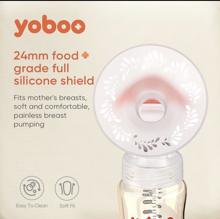 Yoboo Double Electric Breast Pump One-step breastfeeding Painless ...