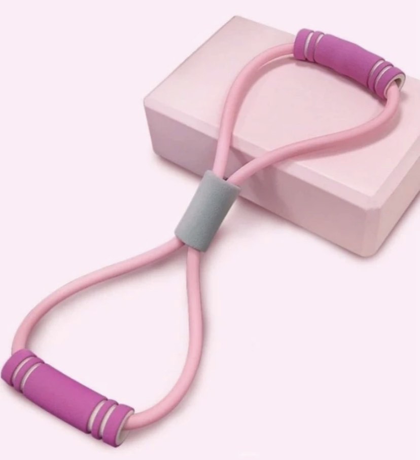 Yoga Band, Block, Wheel - resistance elastic strength building ...