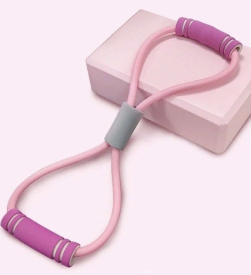 Yoga Band, Block, Wheel - resistance elastic strength building ...