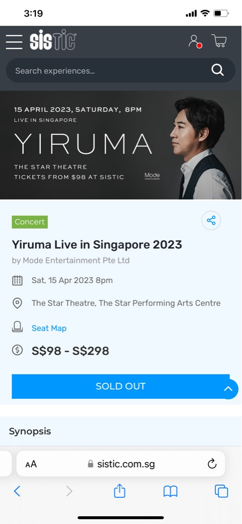 Yurima ticket, Tickets & Vouchers, Event Tickets on Carousell