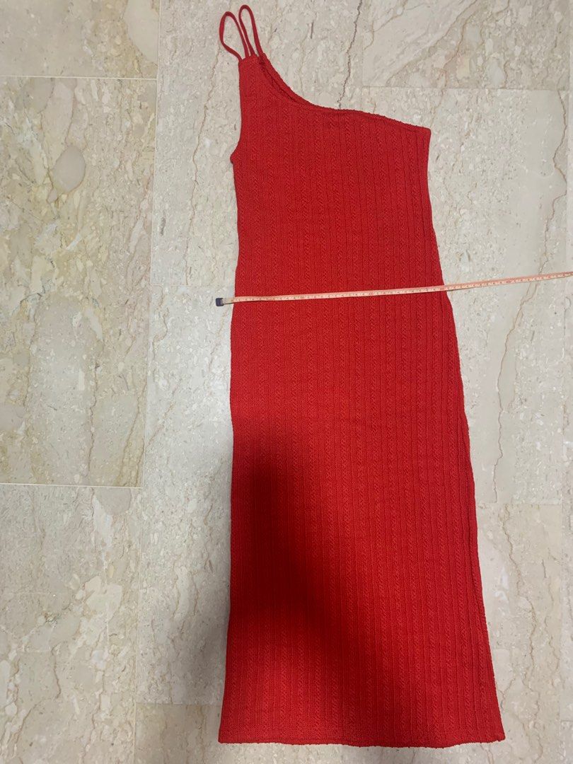 Zara red toga dress, Women's Fashion, Dresses & Sets, Dresses on Carousell