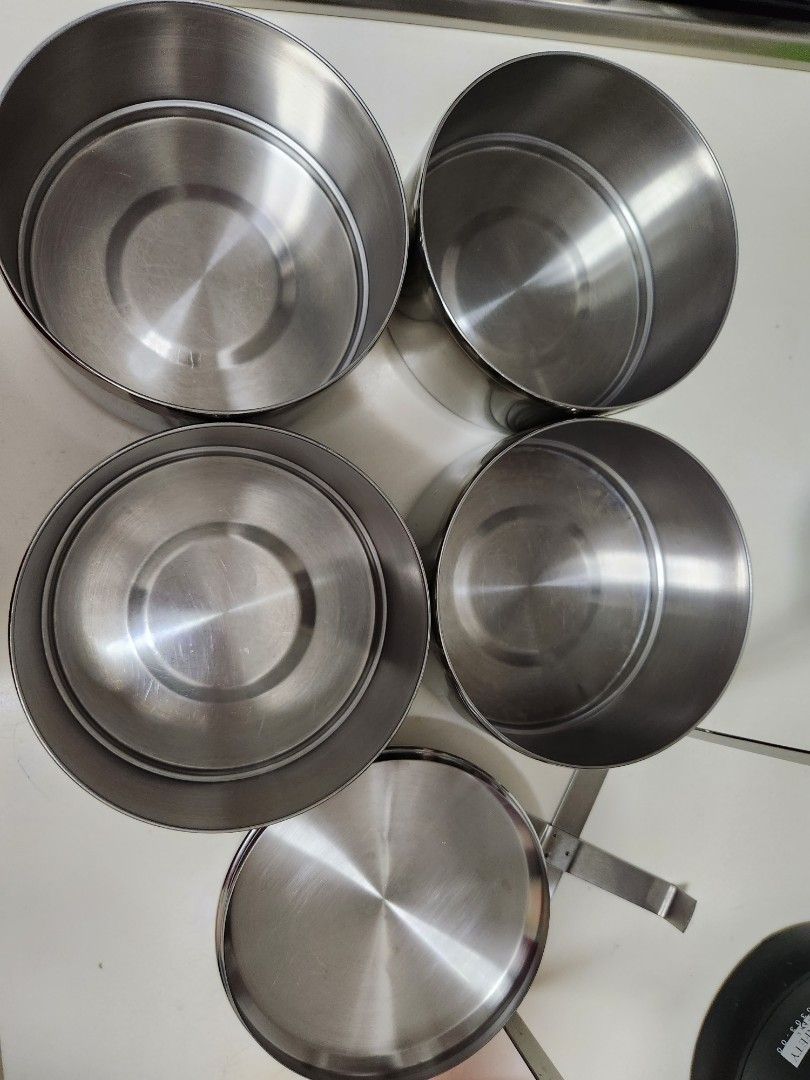 Zebra Stainless Steel 4 Tier Tingkat, Furniture & Home Living ...