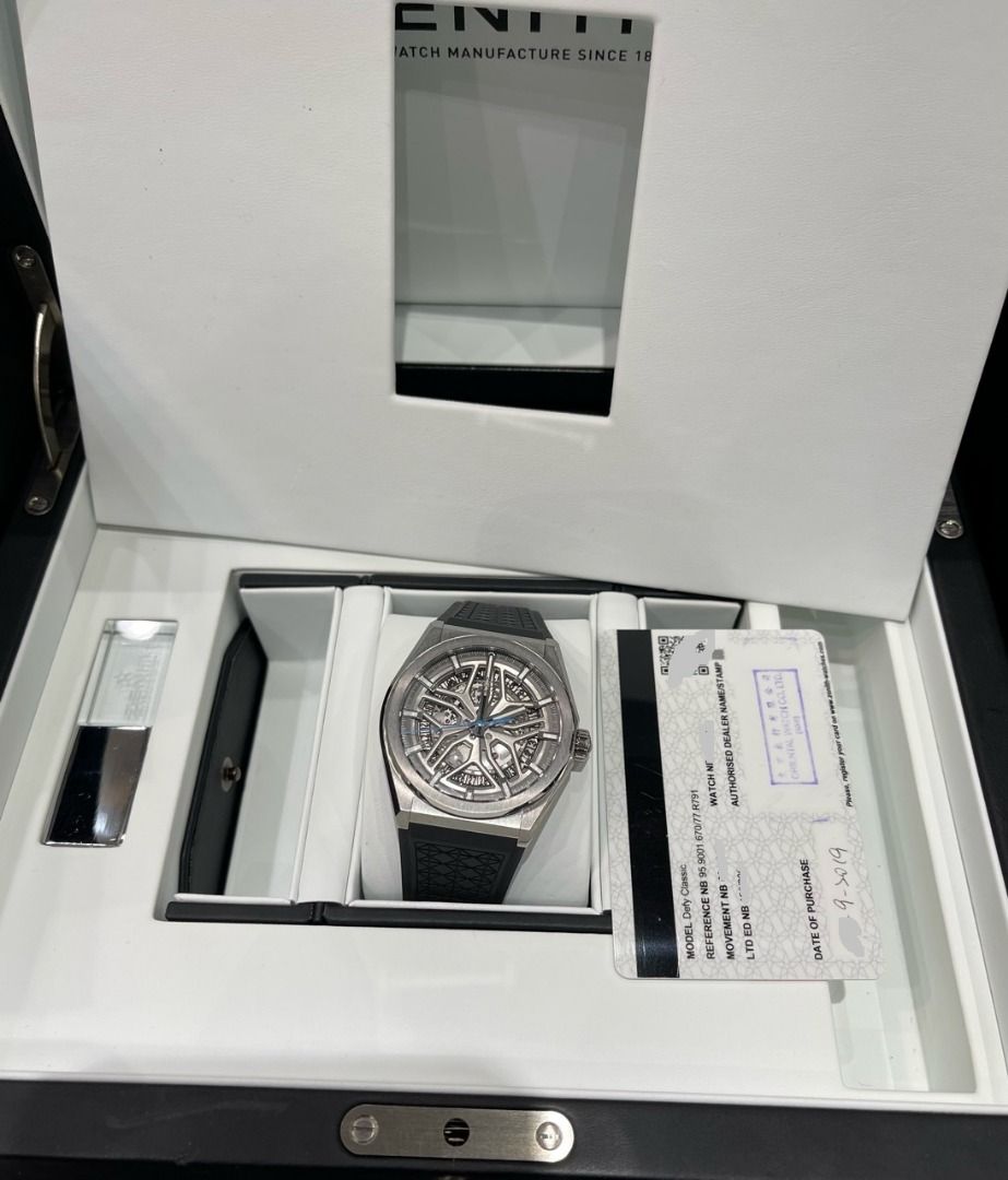 Zenith Defy Classic Titanium Range Rover Limited Edition 200 pcs 95. ...