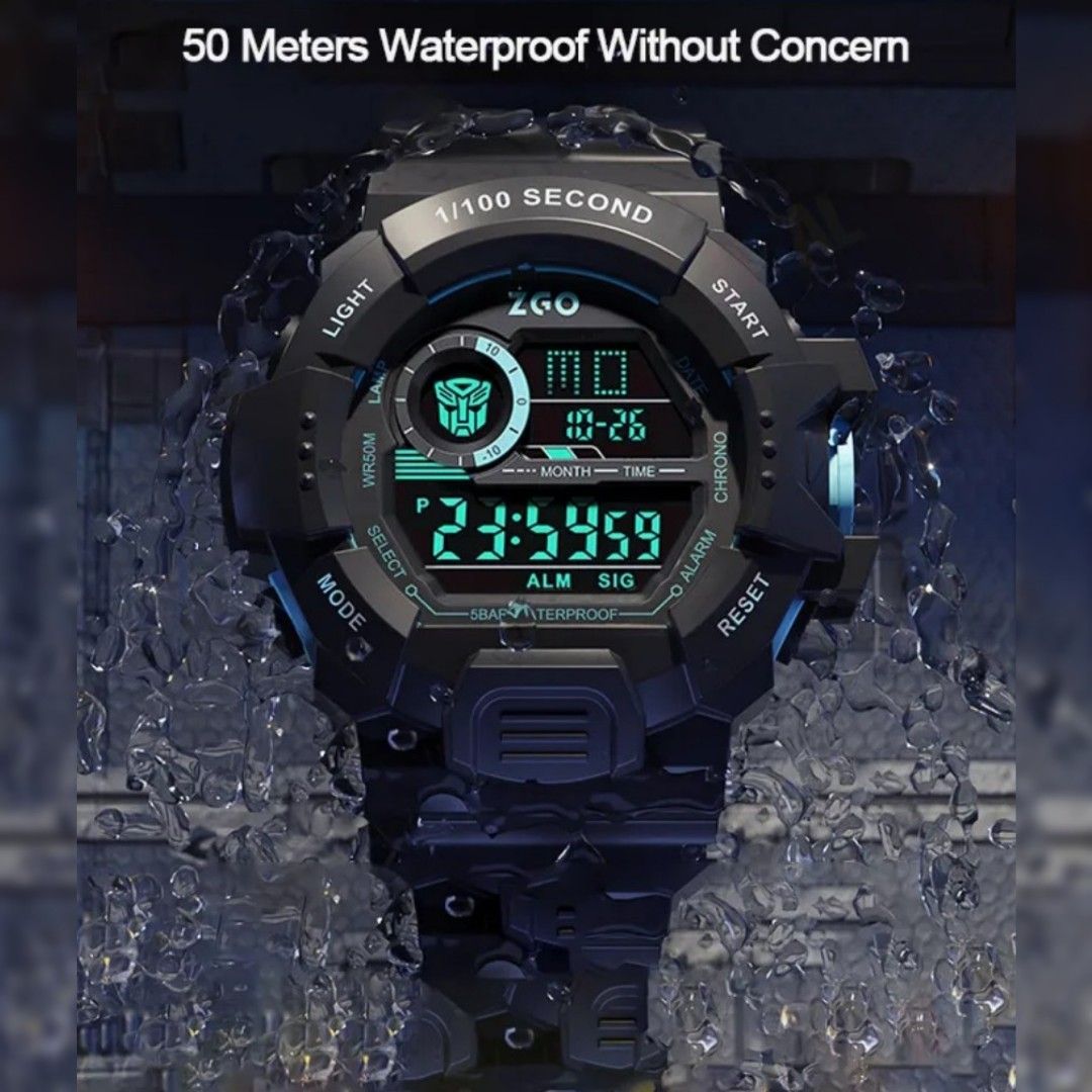ZGO TRANSFORMERS WATCH, Men's Fashion, Watches & Accessories, Watches ...