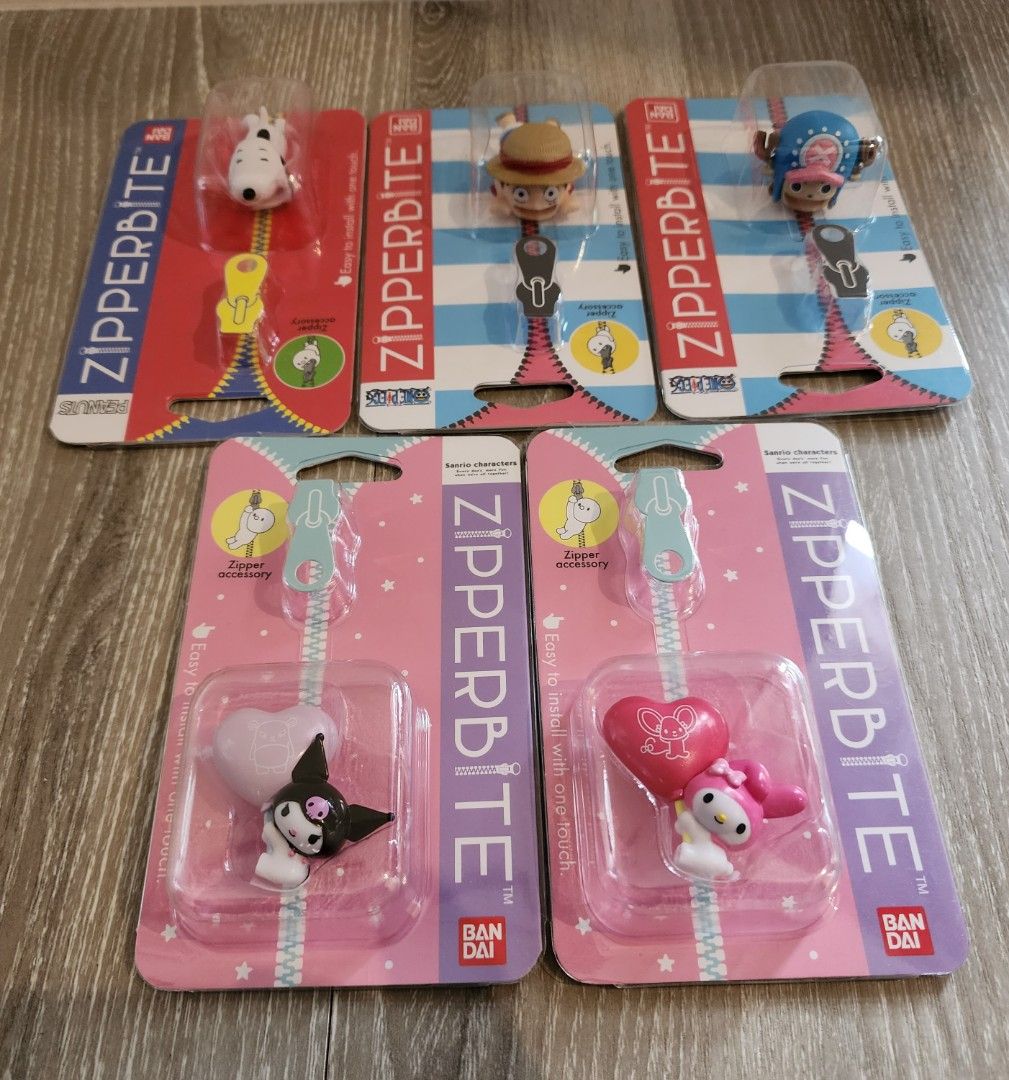Zipper bite Bandai Sanrio, My Melody, One Piece, Hobbies & Toys ...