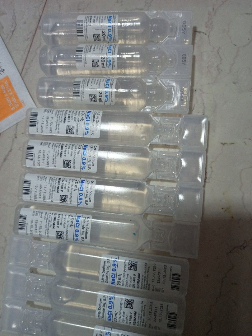 0.9% Sodium Chloride ( NaCl ) 0.9 %, Health & Nutrition, Medical ...