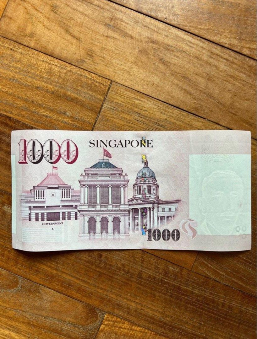 $1,000 Singapore Dollar Note, Hobbies & Toys, Memorabilia ...