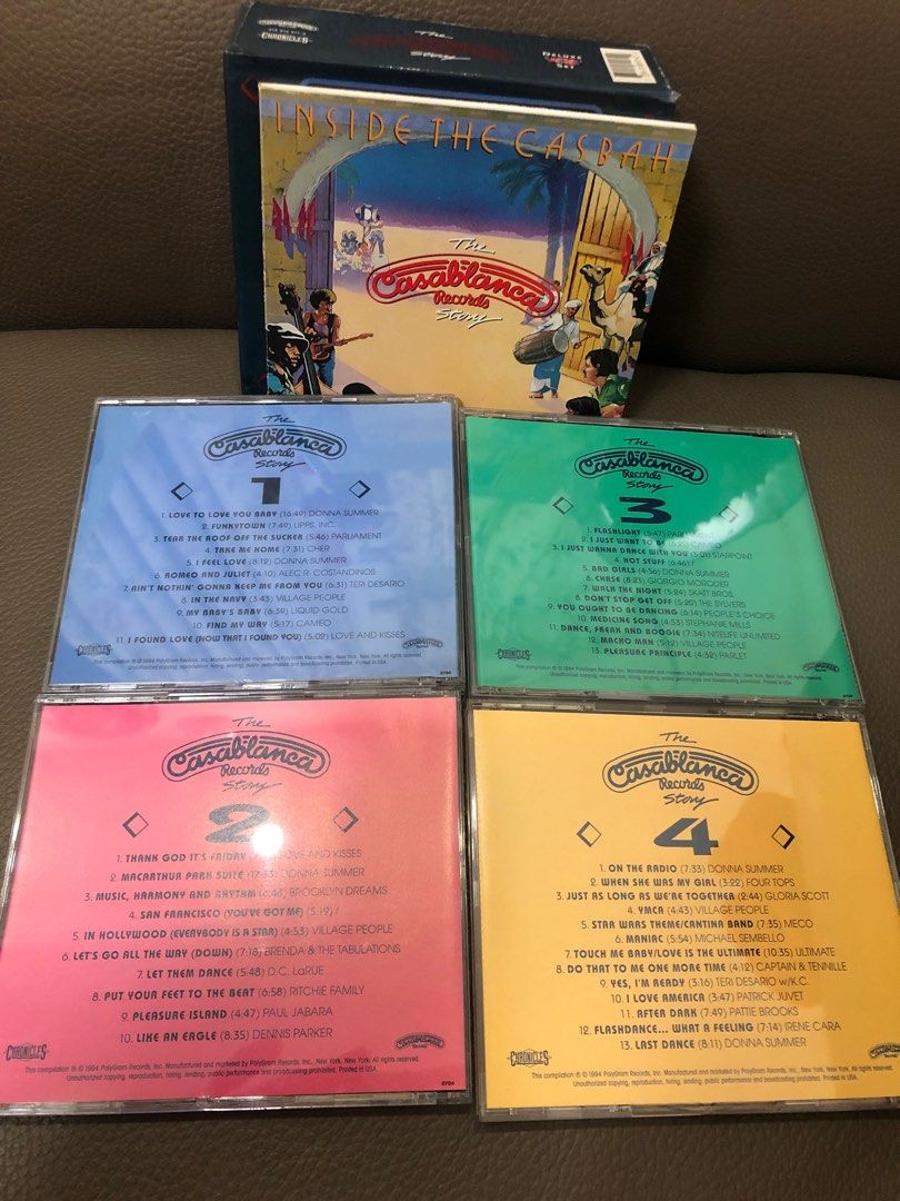 1994 The Casablanca Records Story disco era 4 CDs set, 興趣及遊戲, 音樂、樂器 ...
