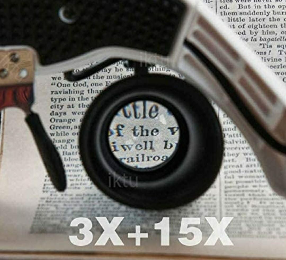 3227) DOUBLE EYE LED INTERCHANGEABLE WARM AND COLD LIGHT LAMPSHADE HEAD ...