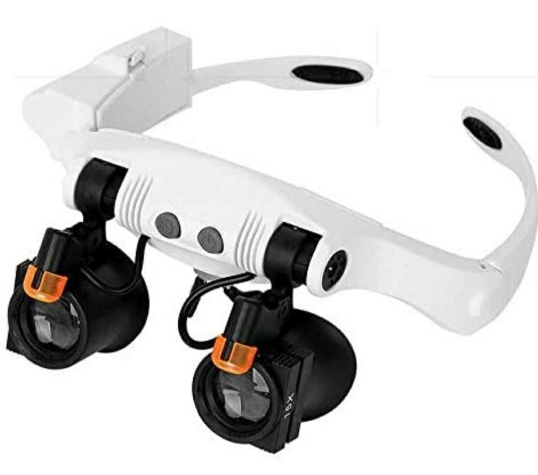 3227) DOUBLE EYE LED INTERCHANGEABLE WARM AND COLD LIGHT LAMPSHADE HEAD ...