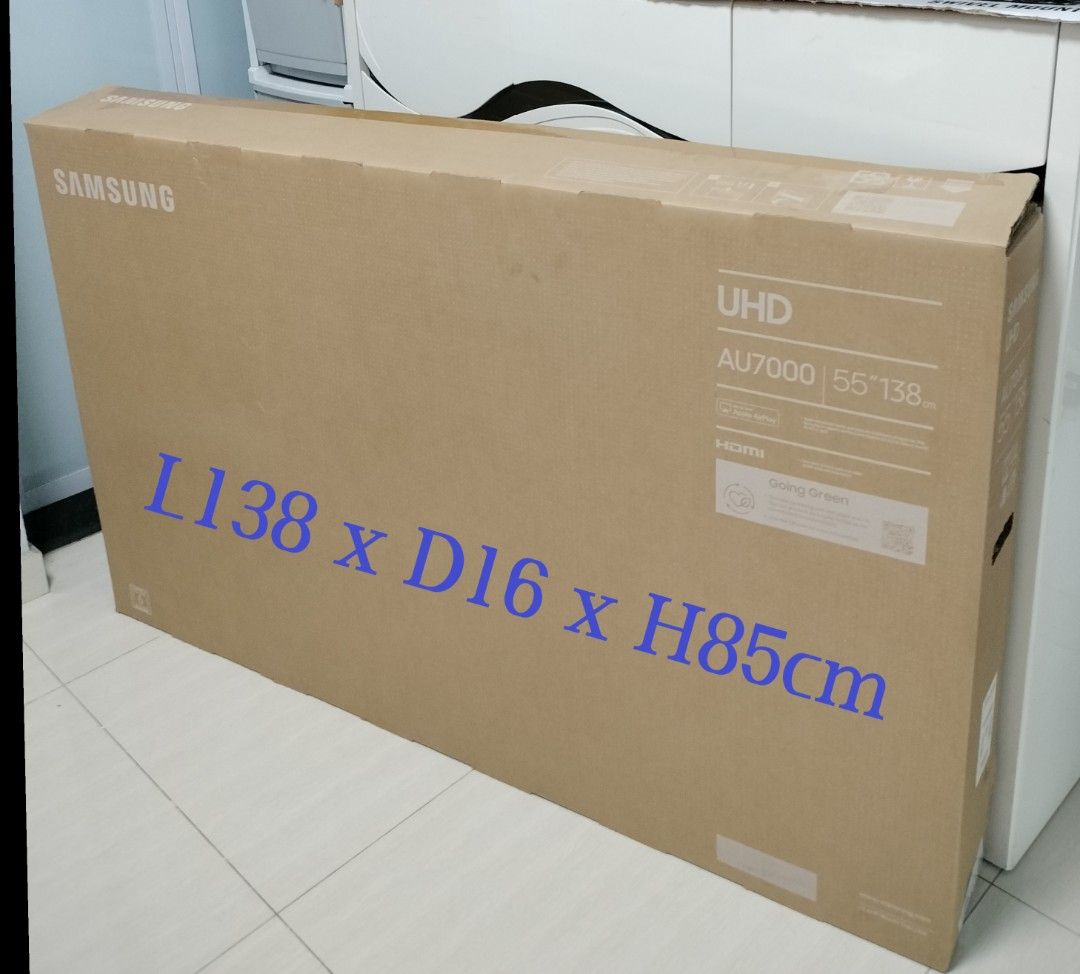 55 inch Samsung TV Empty Box With Styrofoam, TV & Home Appliances, TV ...