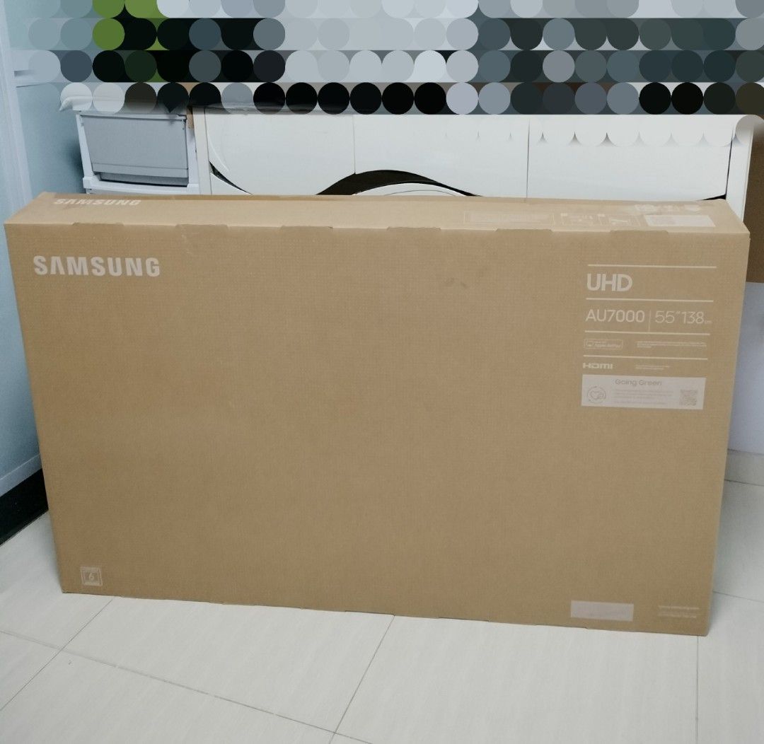 55 inch Samsung TV Empty Box With Styrofoam, TV & Home Appliances, TV ...