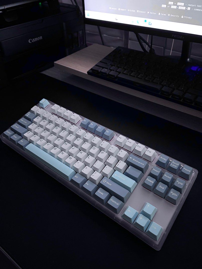 87% TKL custom mechanical keyboard (Shoko keycaps), Computers & Tech ...