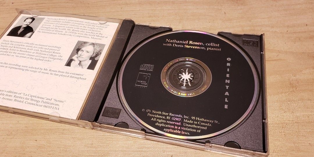 加拿大早期版 鵝仔 Nathaniel Rosen CD碟 MADE IN CANADA 出版 舊正版碟, 興趣及遊戲, 音樂、樂器 & 配件 ...