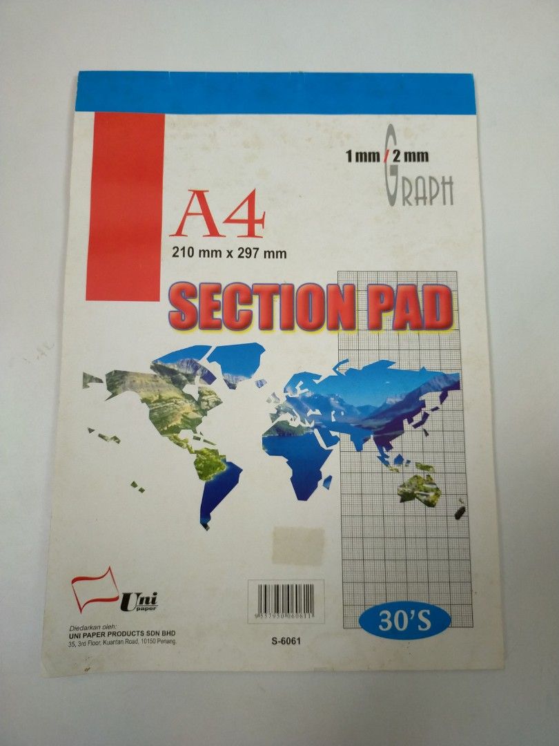 A4 Graph Paper Pad, Hobbies & Toys, Stationery & Craft, Craft Supplies ...