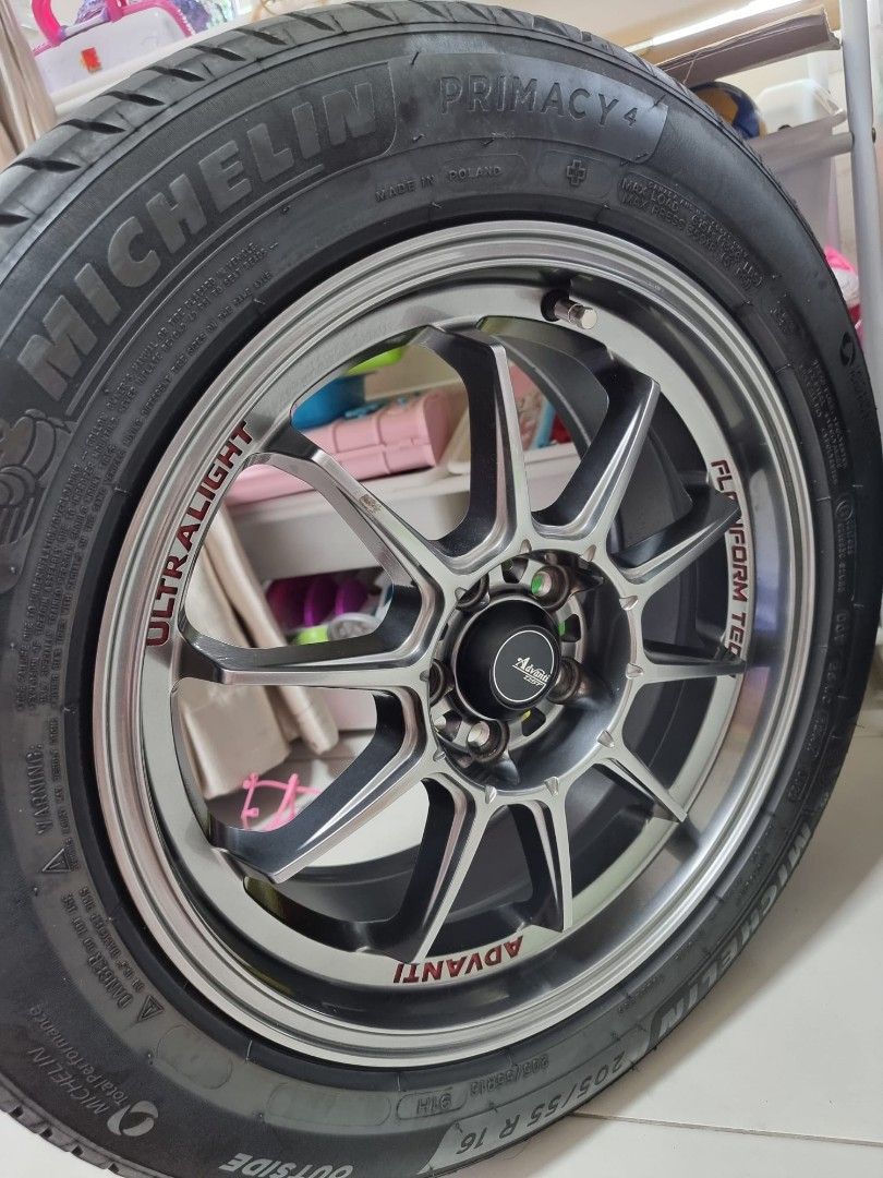 Advanti 16" from Toyota sienta, Car Accessories, Tyres & Rims on Carousell