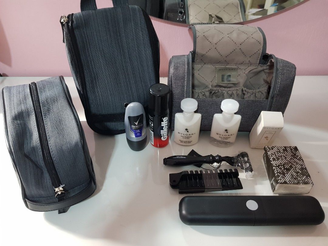Airline Business Class Toiletries Pouch, Beauty & Personal Care, Men's ...
