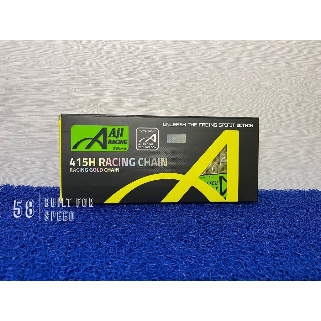 Aji Racing Sprocket Chain 415 H 132L GOLD Chain ( Normal / Regular / Universal ), Motorcycles ...