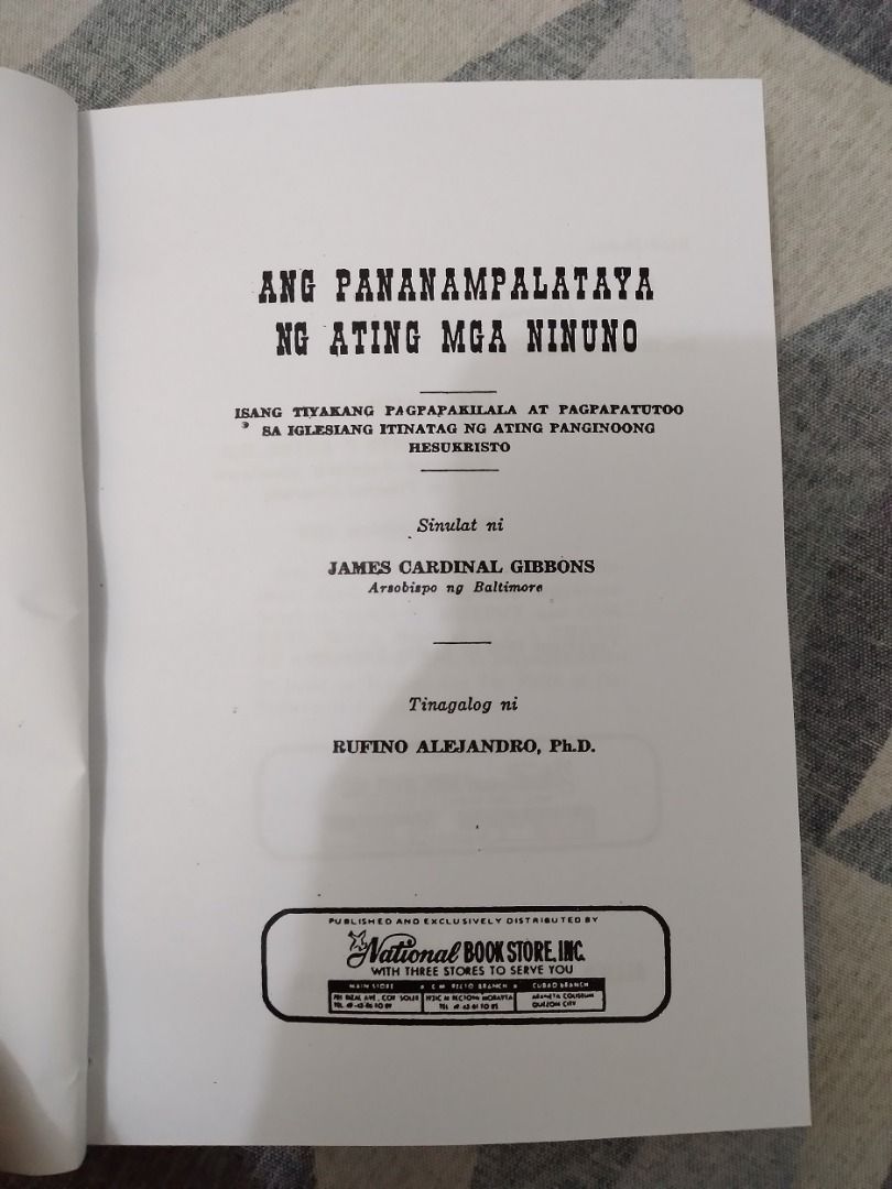 Ang Pananampalataya ng Ating mga Ninuno, Hobbies & Toys, Books ... Ang Pananampalataya ng Ating mga Ninuno, Hobbies & Toys, Books ...