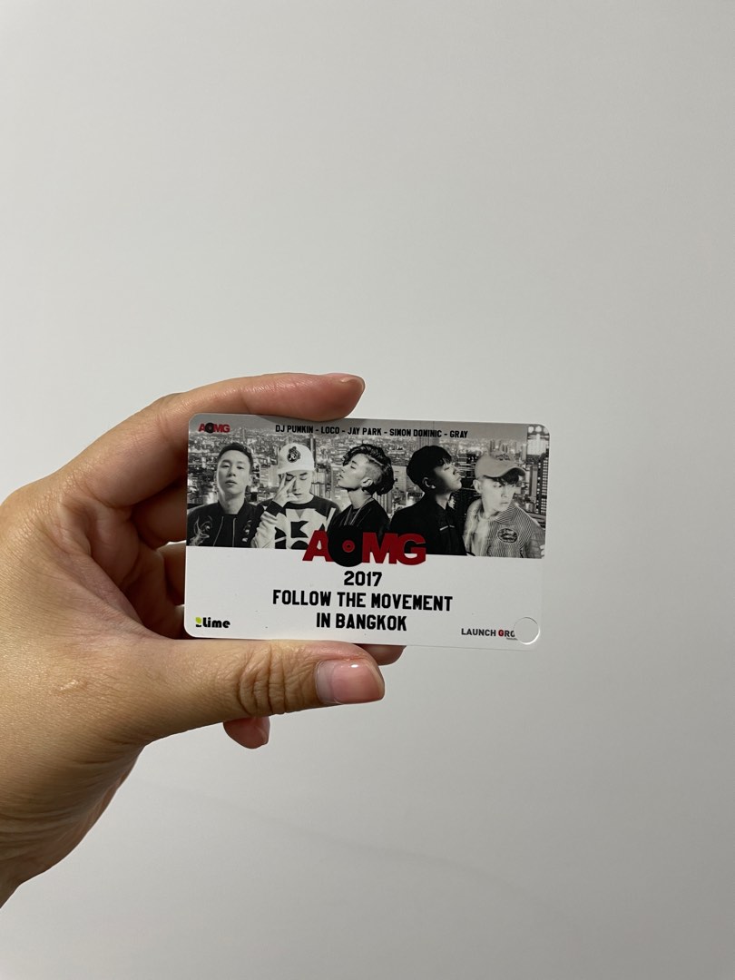 AOMG fan meet card, Hobbies & Toys, Collectibles & Memorabilia, K-Wave on Carousell