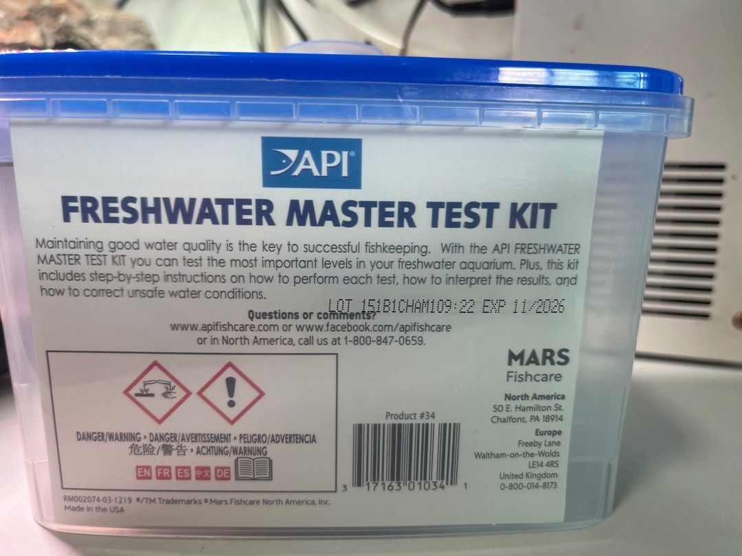 API Freshwater Master Test Kit (EXP: 11/2026), Pet Supplies, Homes ...