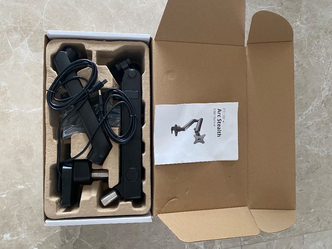 Arc Stealth Single Monitor Arm (2021 Edition), Computers & Tech, Office ...