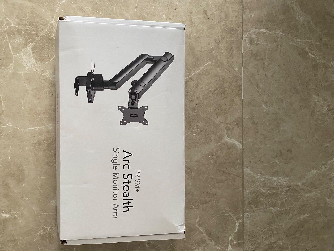 Arc Stealth Single Monitor Arm (2021 Edition), Computers & Tech, Office ...